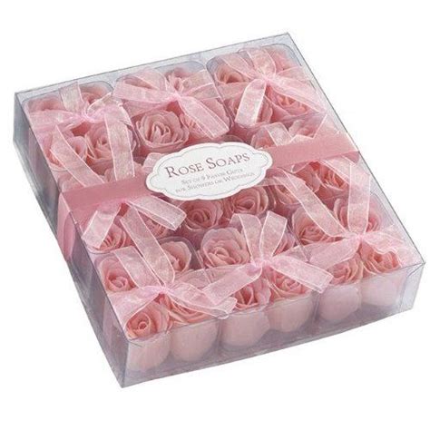 Box Of 9 Sets Of 4 Pink Rose Bath Soaps Health And Personal Rose Bath