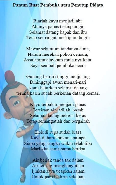 Pantun Tutup Majlis Pantun Penutup Majlis Pantun Pembuka Bicara Dan