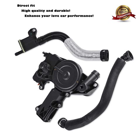 Pcv Valve Engine Crankcase Vent Valve Oil Separator With Hose Kit For
