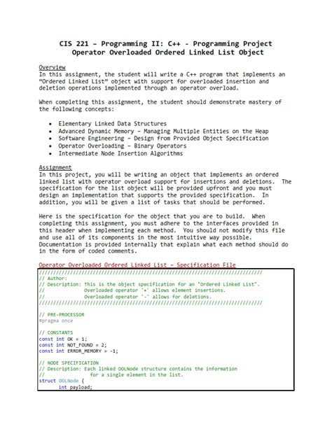 solved in this project you will be writing an object tha