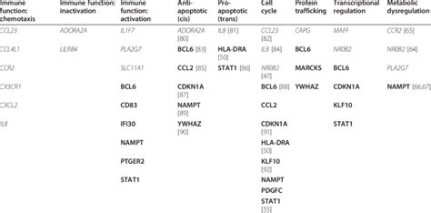 Functional Classification Of Differentially Expressed Genes In