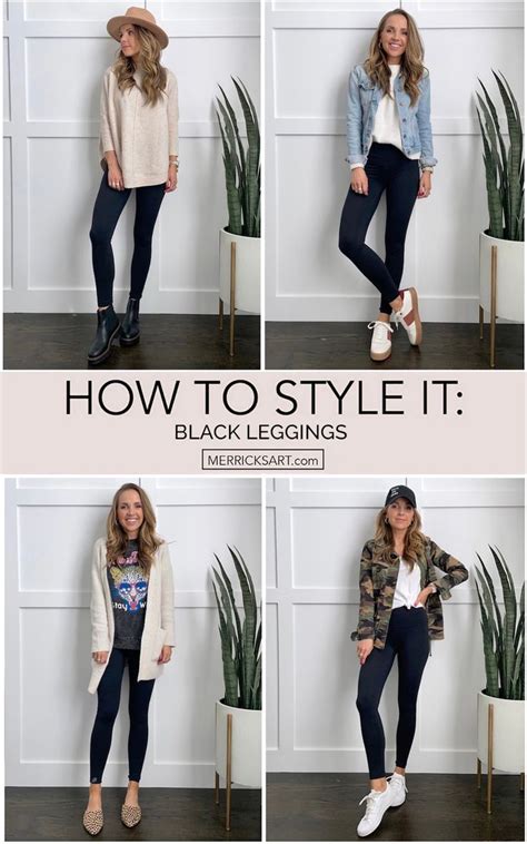 Leggings Outfit 4 Black Leggings Look Merricks Art Outfits With
