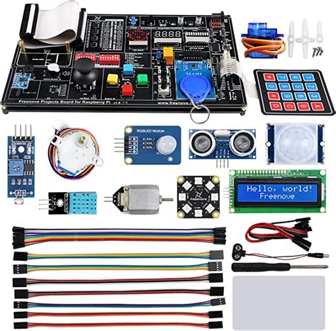 freenove projects kit for raspberry pi 4 b 3 b 400 python