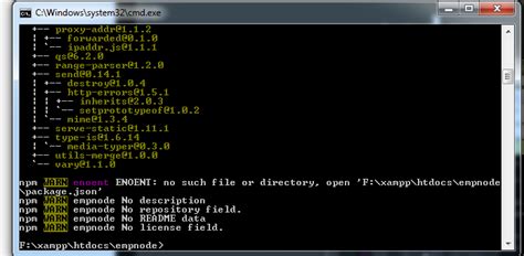 node js installation of express in node js stack overflow