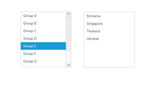 cascading in ej 1 angular listbox control syncfusion