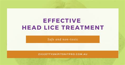 Most Effective Head Lice Treatment Ziggetty Snipits Nitpro