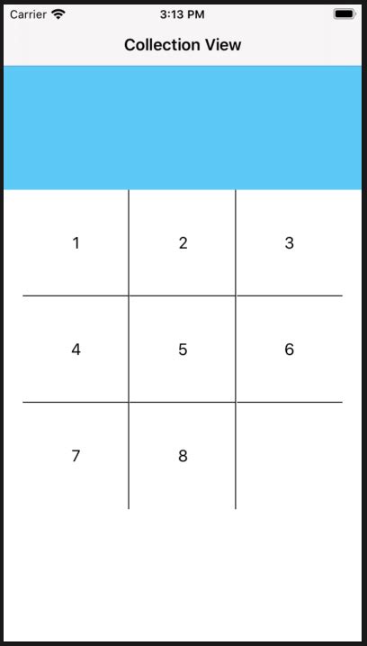 ios horizontal and vertical separator line in uicollectionview