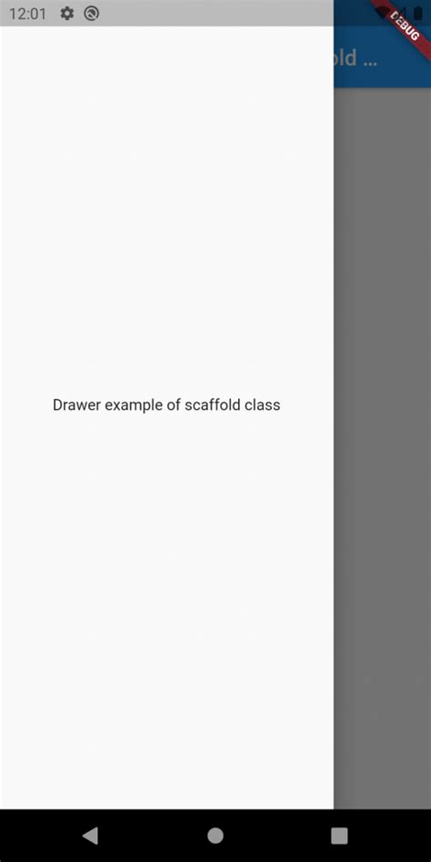 scaffold class in flutter mobikul