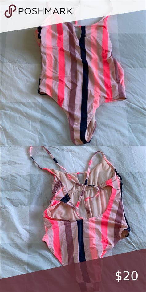 Stripped One Piece Excellent Condition Xhilaration Swim One Pieces