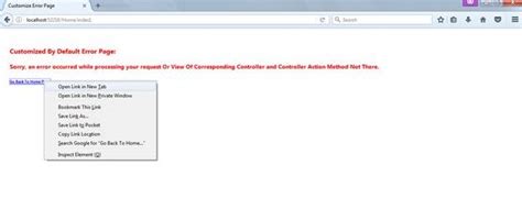 how to make custom error pages work in asp mvc 5