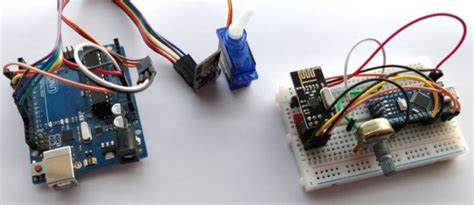 interfacing nrf24l01 with arduino controlling servo motor