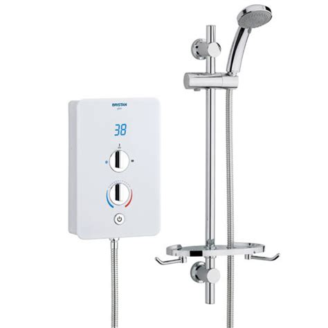 Bristan Glee Electric Shower White Available In 8 5 9 5 Or 10