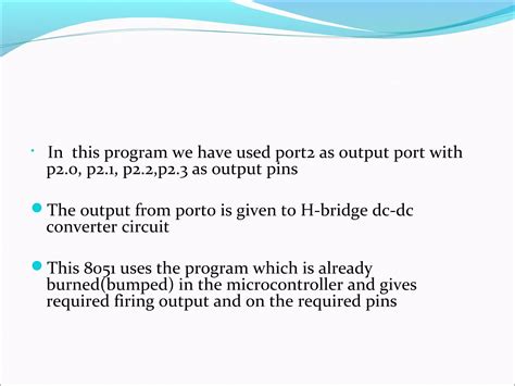 Bidirectional Speed Control Of Dc Motor Using 8051 Microcontroller