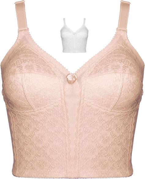 Galeja Format Classic Long Bh Ohne Bügel Taillen Bh Bustier Weiß Oder