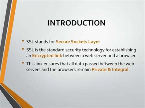 securing tcp connections using ssl ppt