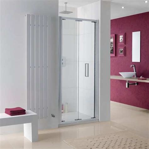 Lakes Coastline Bergen Bi Fold Shower Door 900mm 8hb090s