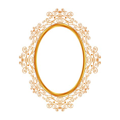 Aparência Dourada Clássica Premium E Moldura 3d Elegante Png Moldura