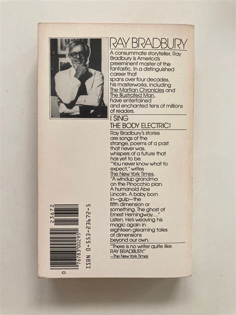 I Sing The Body Electric By Ray Bradbury 21st Printing Etsy