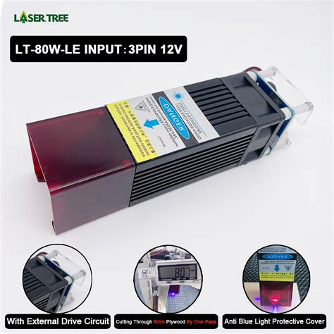 Laser Module Head 450nm Blue 80w Engraving Cutting Beamq