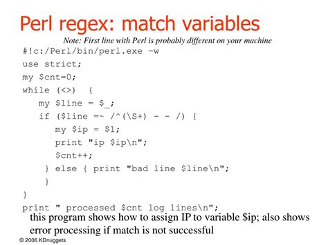 ppt module 4b perl for web log analysis powerpoint presentation