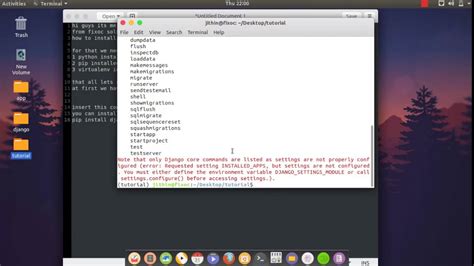 how to install django in ubuntu linux youtube