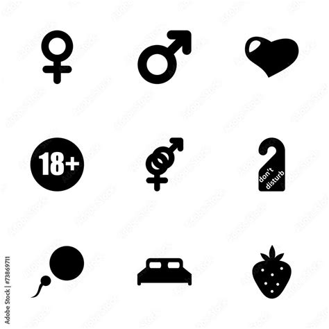 Vector Sex Icon Set Vector De Stock Adobe Stock