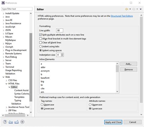 ibrahim sawalha s blog eclipse java and html code formatter