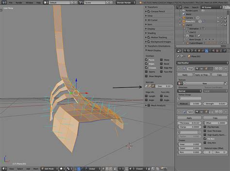edit mode object mode mesh deformation modeling blender artists