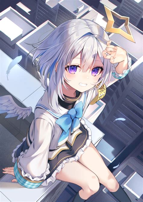 Safebooru 1girl Absurdres Amane Kanata Amane Kanata 1st Costume