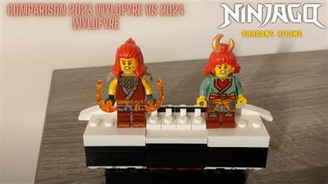 Ninjago Dragons Rising Comparison 2023 Wyldfyre Vs 2024 Wyldfyre Youtube
