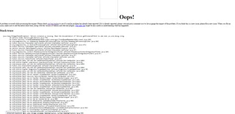 [jenkins 61001] a problem occurred while processing the request