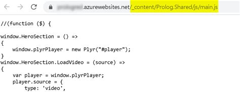 locating my static assets when publishing on azure with