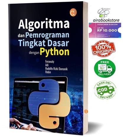 Jual Buku Algoritma Dan Pemrograman Tingkat Dasar Dengan Python