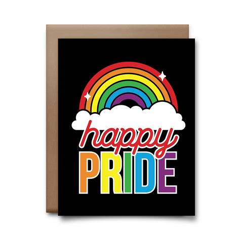 Happy Pride Greeting Card Greeting Cards Greetings Cards