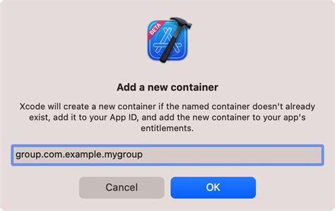 configuring app groups apple developer documentation