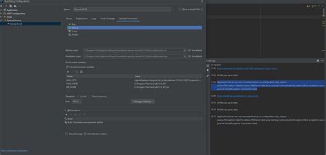 failing to run tomcat in intellij idea stack overflow