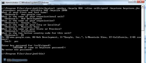 generate key from crt keytool cleverera