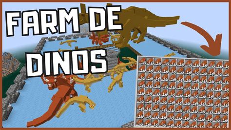 Farm De Dinossauros A Farm Mais Diferente De Todo O Minecraft