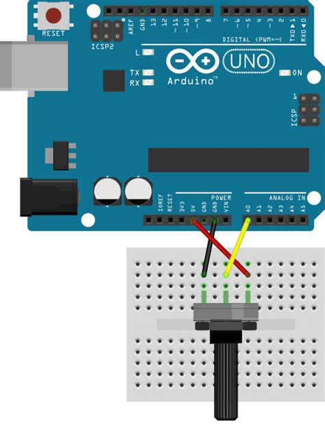 How To Use Potentiometers On The Arduino Circuit Basics