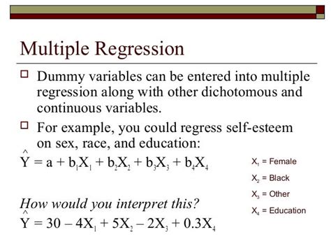 multiple regression