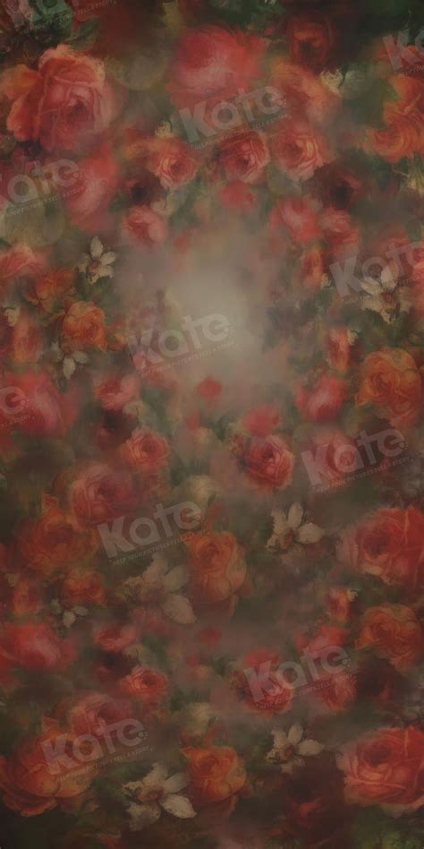 Kate Sweep Red Flower Portrait Backdrop For Photography Katebackdrop Au