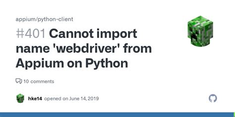 cannot import name webdriver from appium on python · issue 401