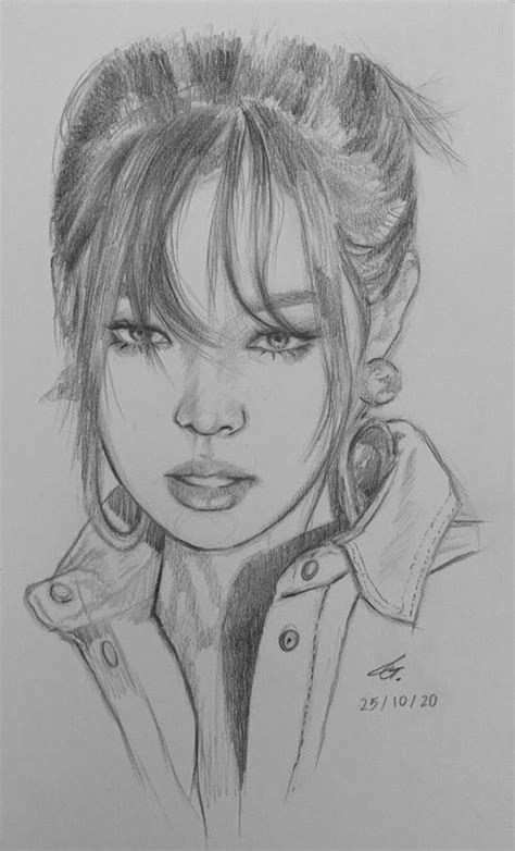 Girl Drawing Sketches Book Art Drawings Kpop Drawings Girly Drawings