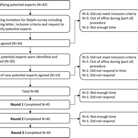 flow of participants in delphi procedure download scientific diagram