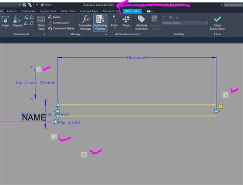 solved action buttons missing in dynamic blocks autodesk community