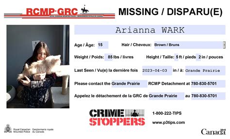 Update Missing 15 Year Old Girl Found Safe My Grande Prairie Now