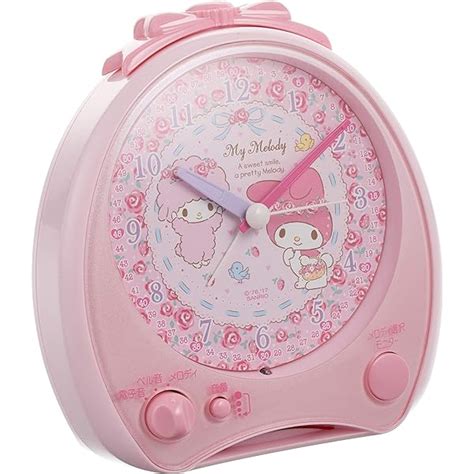 Seiko マイメロディ 目覚まし時計 マイメロ時計 パールピンク ベビーピンク 【絶品】 インテリア時計