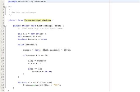 arrays java vector con multiplos de