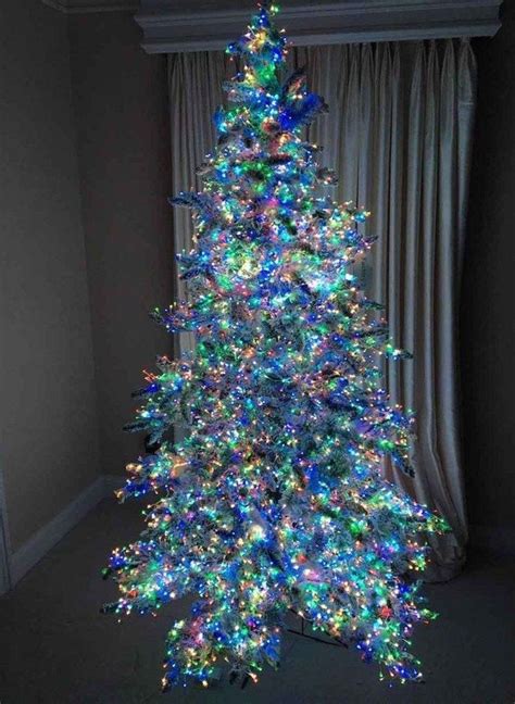 10 Christmas Tree Ideas With Colored Lights Homedecorish