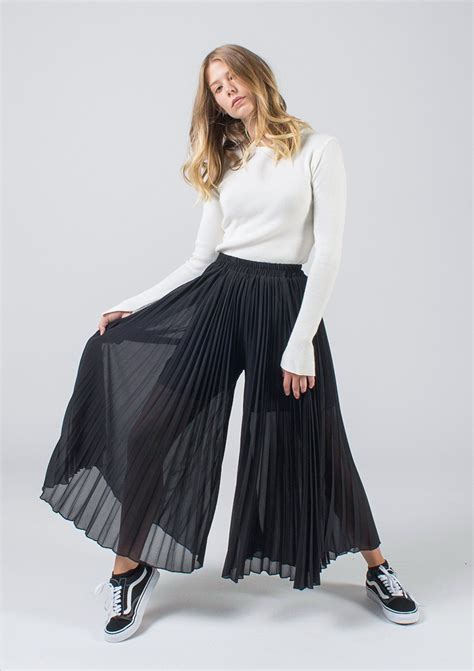 Pleated Chiffon Pants Chiffon Pants Pants Pleated